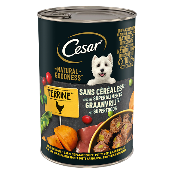 CESAR® Cuisine in saus met kalf en kalkoen